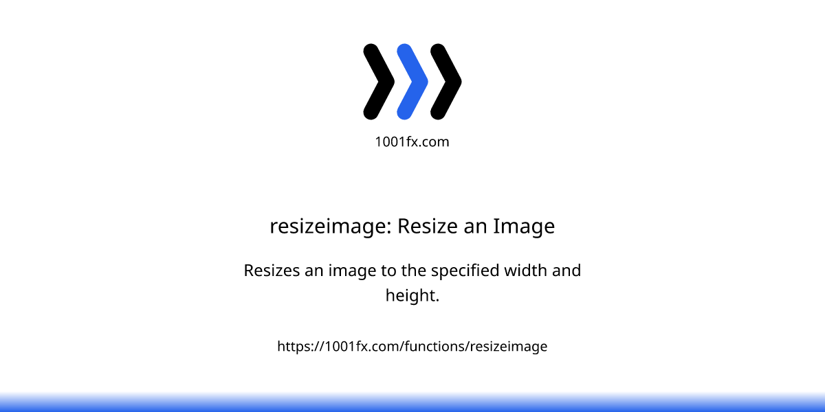 resizeimage: Resize an Image